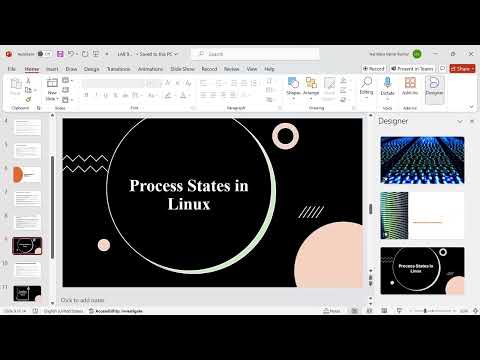 Process States in Windows and Linux, Transitions.