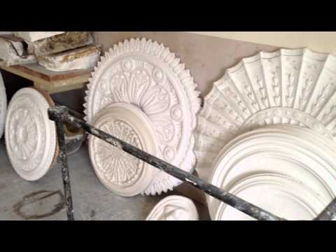 Ceiling Roses being made in Plymouth