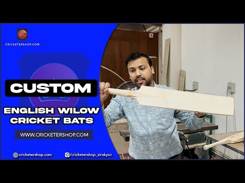 Custom English willow cricket bat | Make your Own Bat | CRICKETERSHOP.COM #cricketbats #cricket