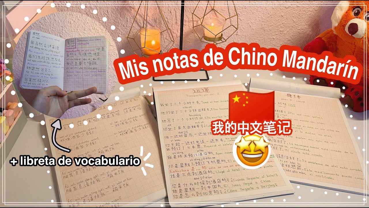 📝 Todos mis apuntes de Chino 🇨🇳🤩 De cero a HSK 3 💪🏼