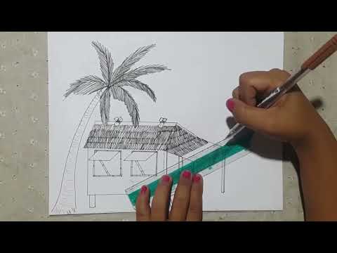 Bahay kubo – House Drawing