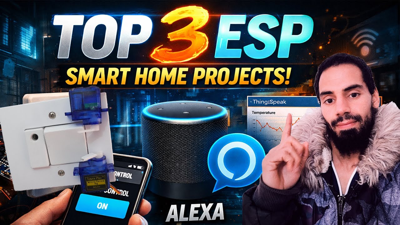 Top 3 ESP Smart Home 🏠 Projects You Can Build Today! ⚡