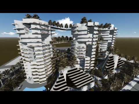 DESAIN GEDUNG BERTINGKAT || ANIMASI GEDUNG BERTINGKAT PALING INDAH ||