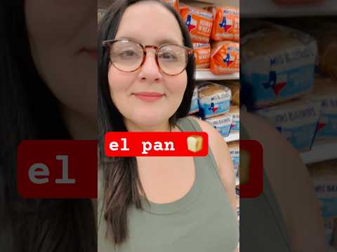 Learn Spanish! el pan 🍞 (bread) #spanishforbeginners #bread #easyspanish #spanish