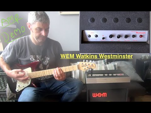 Watkins Westminster 1970s Valve Amp - Black / Silver | Reverb UK
