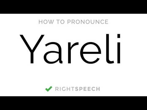 🔴 Yareli - How to pronounce Yareli - American Girl Name