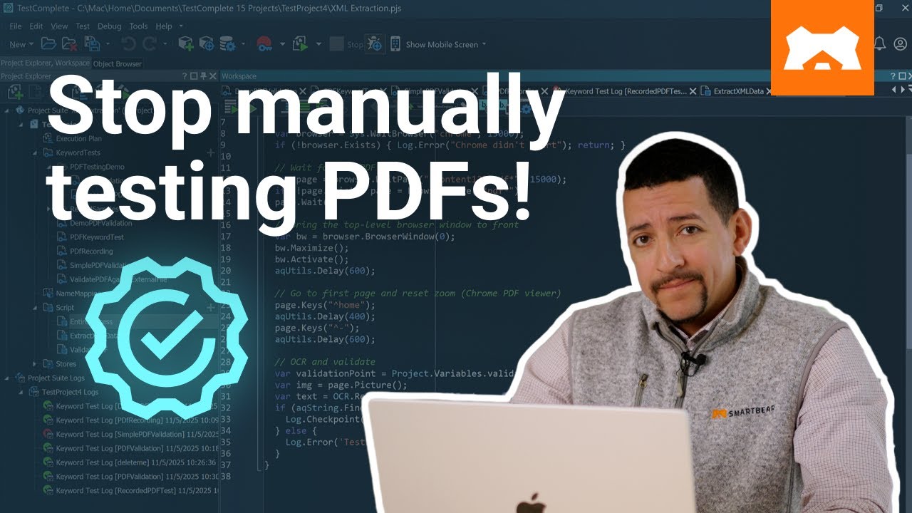 How to Automate PDF Testing and Validation | TestComplete