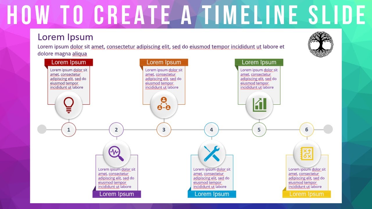 Powerpoint Tutorial: Creating a Timeline Slide | Roadmap PowerPoint Slide Idea