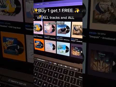 All tracks and contracts are BUY 1 GET 1 FREE!! Beats start at $10! #beatsforsale #beatstars #beats