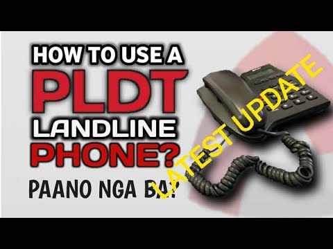 HOW TO USE PLDT LANDLINE PHONE! ( LATEST UPDATE 11/2021 )