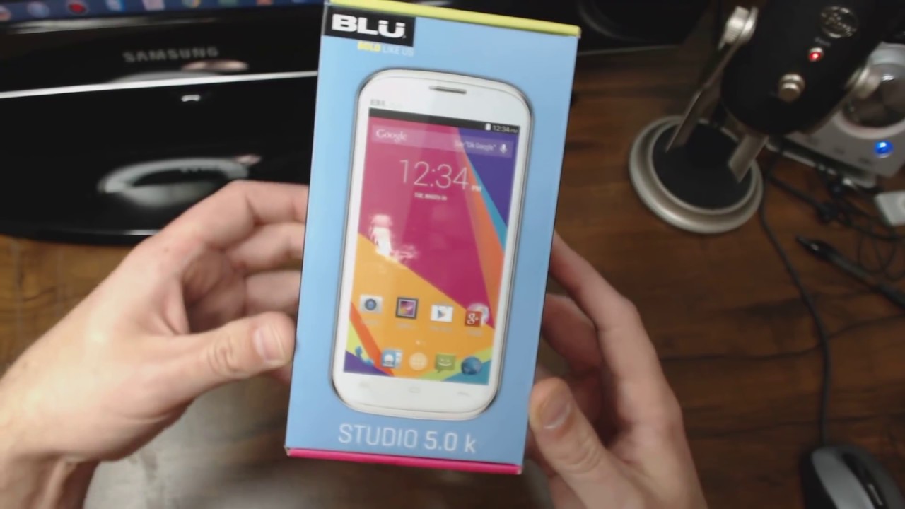 BLU Studio 5.0 K Unlocked Android Phone Unboxing & Review