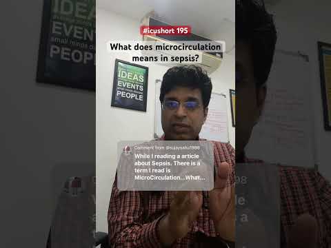 #icushort 195: What does microcirculation means in sepsis? #esbicm #shorts