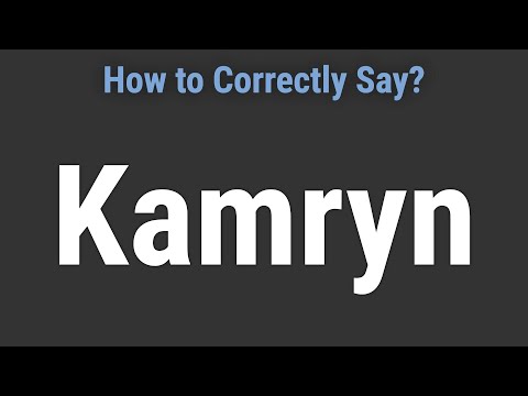 How to Pronounce Name Kamryn (Correctly!)