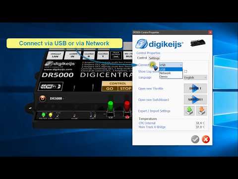 Digikeijs DR5000 02 Control Properties and Settings