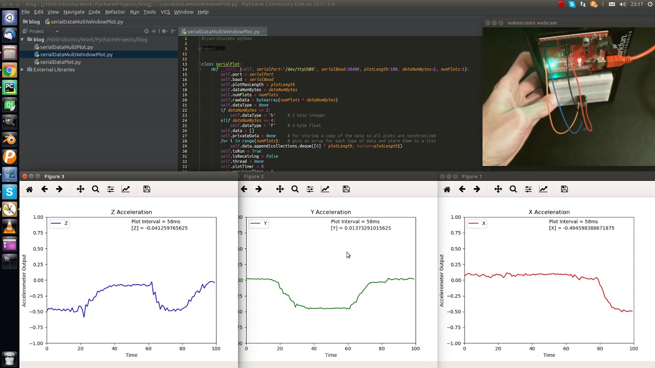 Arduino Real Time Multiple Plot with Python (Multiple Graphs)