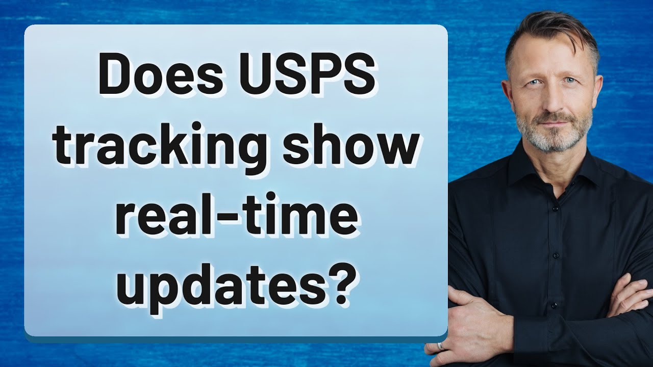 Does USPS tracking show real-time updates?