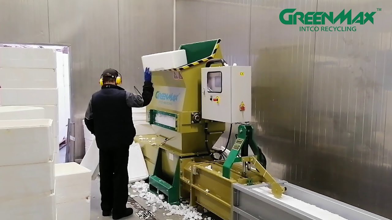 Greenmax compactadora de eps para productoras de salmones