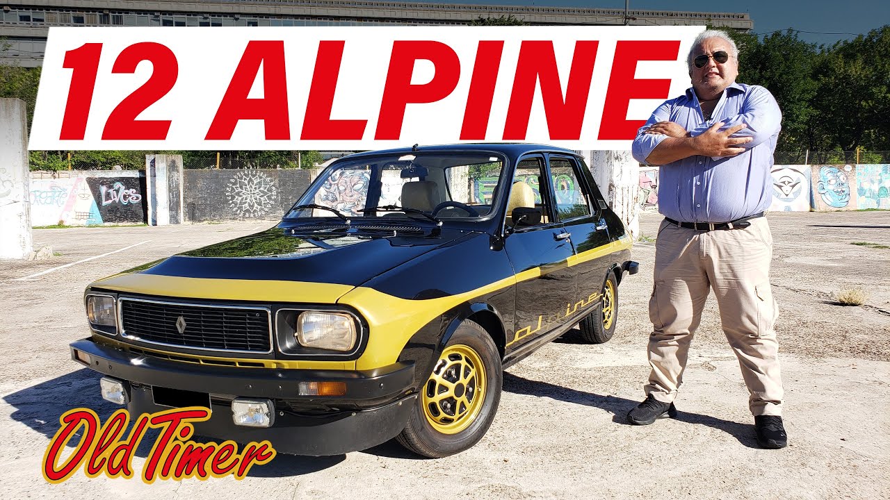 OUTSTANDING SPORTS CAR Renault 12 Alpine 1978 Baltic Black with Metallic Gold - Oldtimer