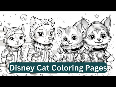 Disney Cat Coloring Pages