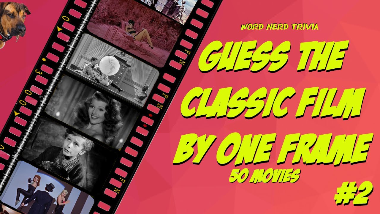 Guess the classic film from one frame #2 - 50 classic films from 1927 - 1969! How many can you name?