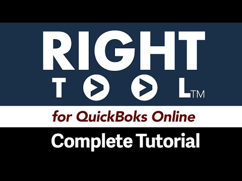 RightTool for QuickBooks Online (Complete Tutorial)