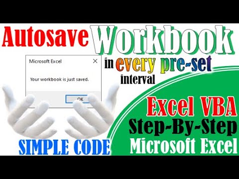 Excel VBA - Autosave workbook (template available for free download)