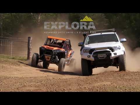 Narva Explora 14 inch LED Light Bar with Number Plate Bracket - 72273 ...