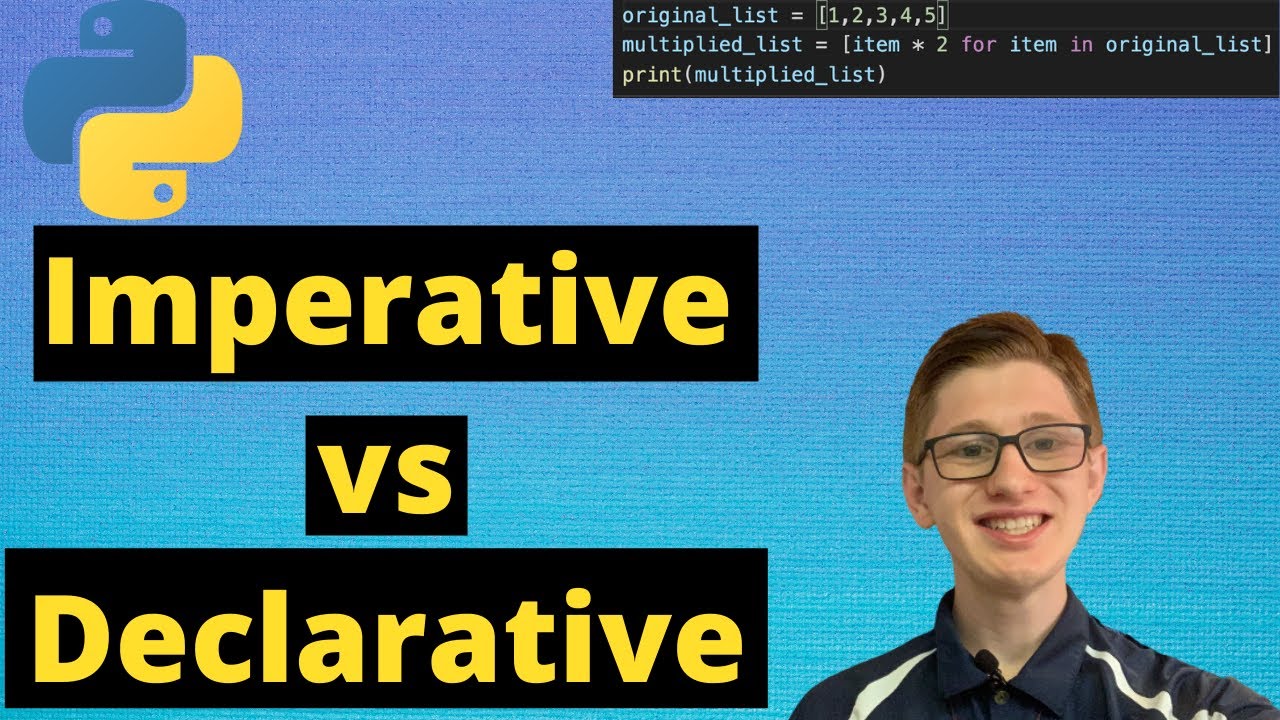 Imperative vs Declarative Programming (Python Tutorial 63)
