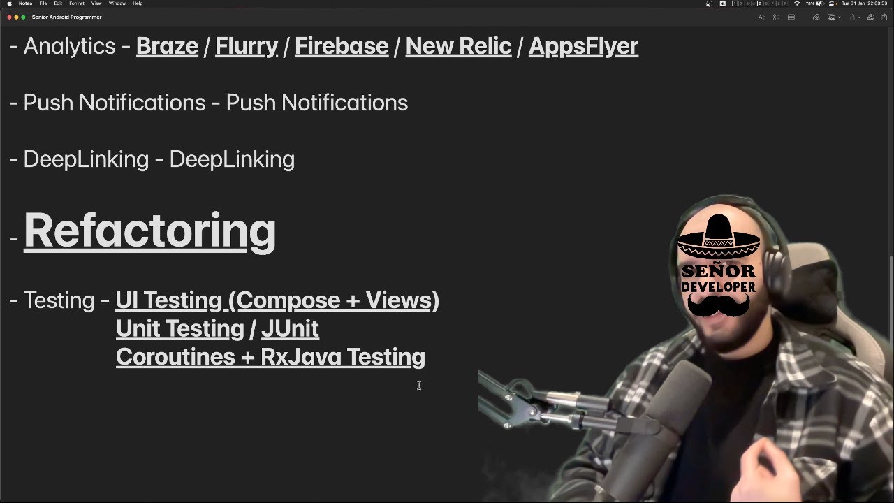 Senior Android Developer Checklist