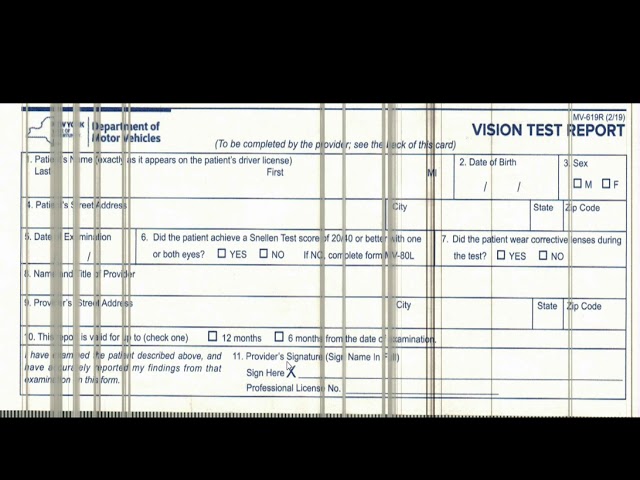 Vision Screening Form