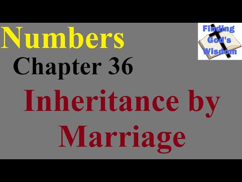 Numbers - Chapter 36 - Inheritance by Marriage
