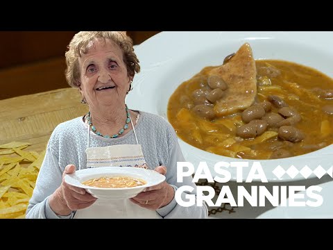 Easy pasta and bean soup! (pasta e fagioli) | Pasta Grannies