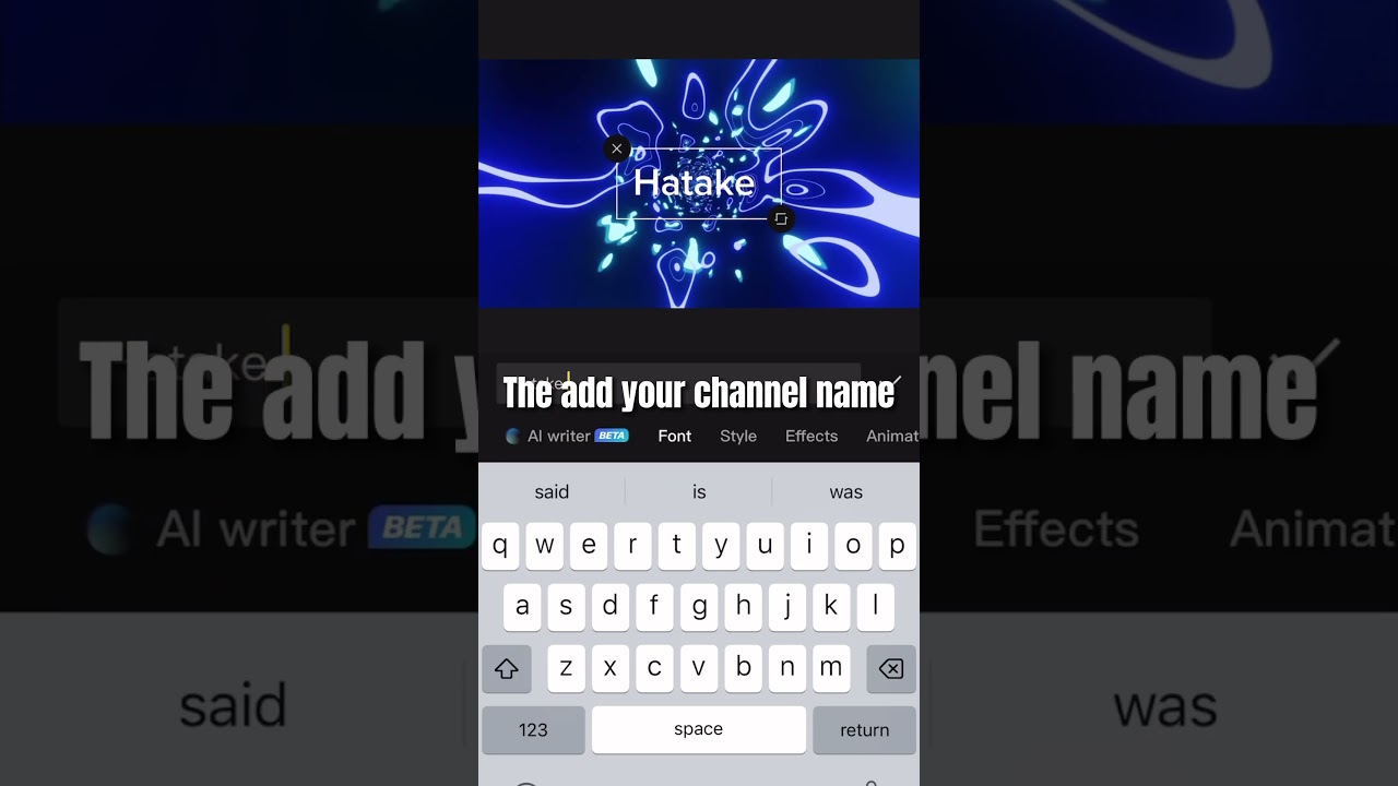 How to make YouTube banners on CapCut
