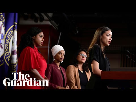 'We will not be silenced': squad Democrats decry Trump attacks