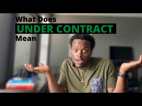 WHAT DOES UNDER CONTRACT MEAN IN REAL ESTATE | How to Write an Offer in Real Estate
