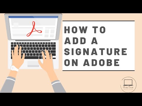 HOW TO ADD SIGNATURE ON ADOBE | Macbook
