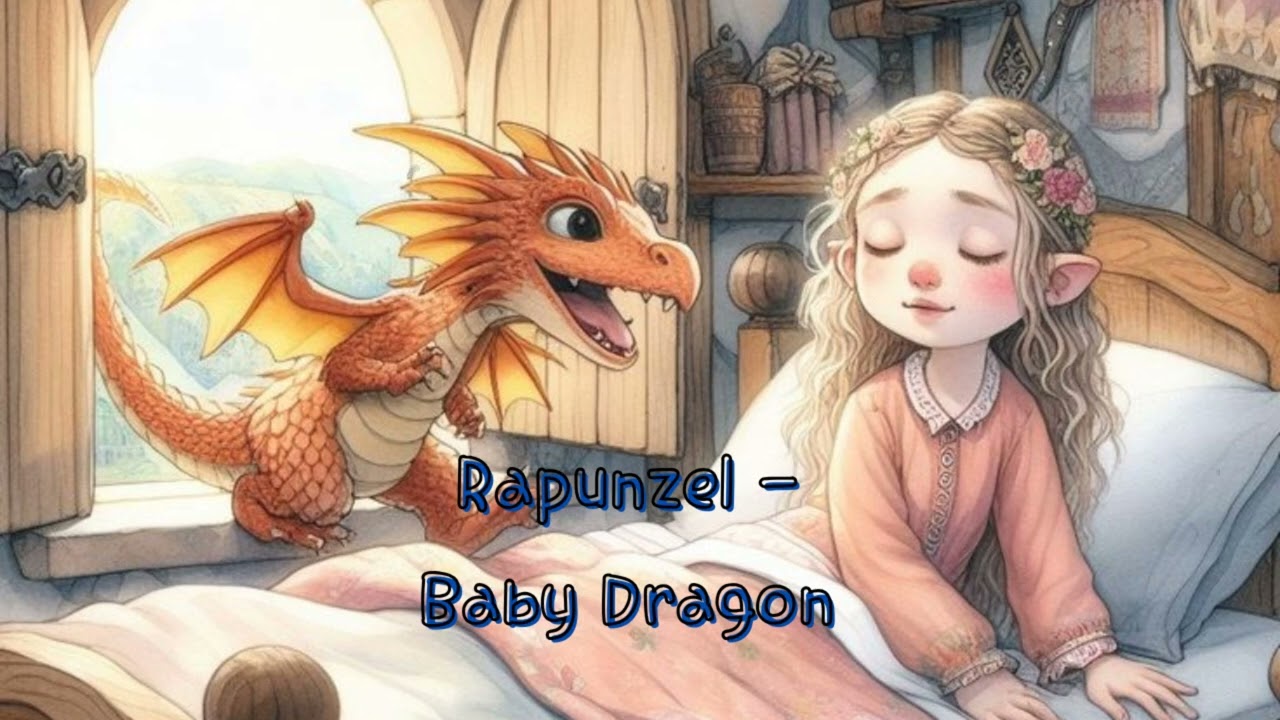 Rapunzel Series Episode 3 - Baby Dragon | Myth Bits