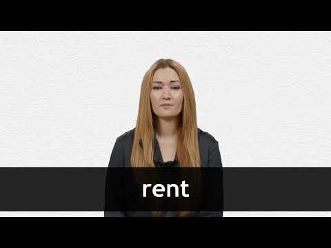 RENT definition and meaning | Collins English Dictionary