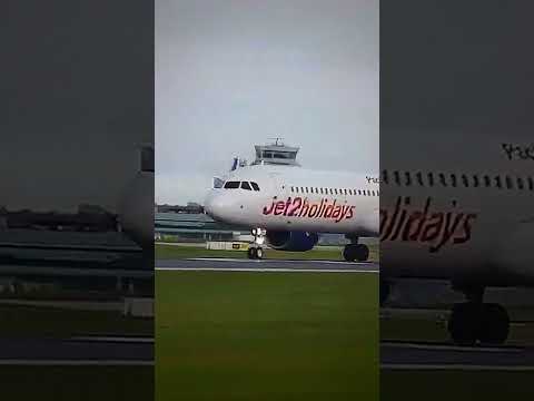 Airbus A321 Neo Jet2 Holidays speedy take off.