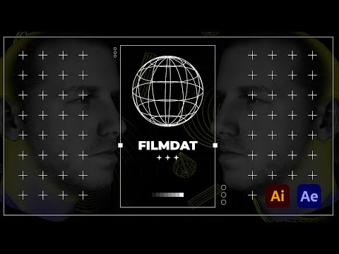 Retro Futuristic Design Elements for Video and Animation in Adobe Illustrator and After Effects