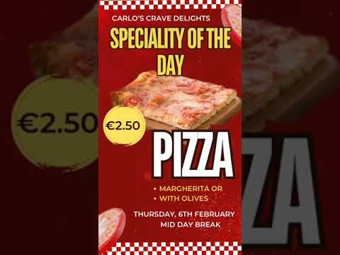 Tuck Shop Speciality on Thursday 6th February 2025 - Pizza