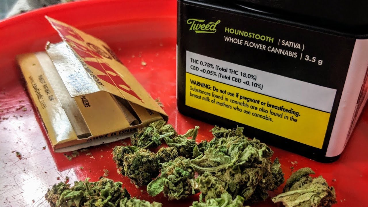 Canadian cannabis review Tweed Houndstooth