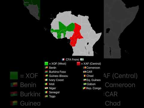 💶Countries that use the CFA Franc Currency #blazepg #africa #france #colonialism #french #euro