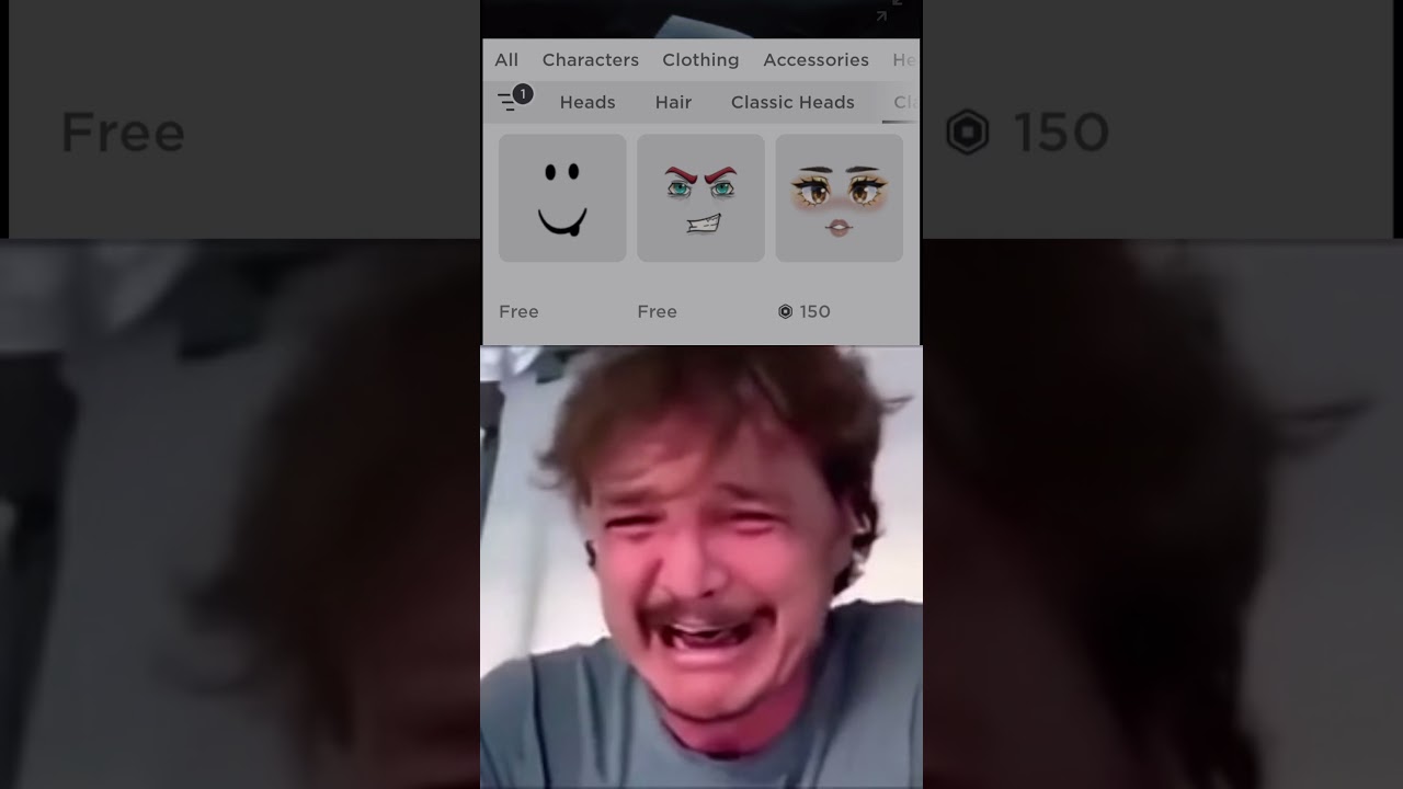 classic faces😔 #roblox #sad
