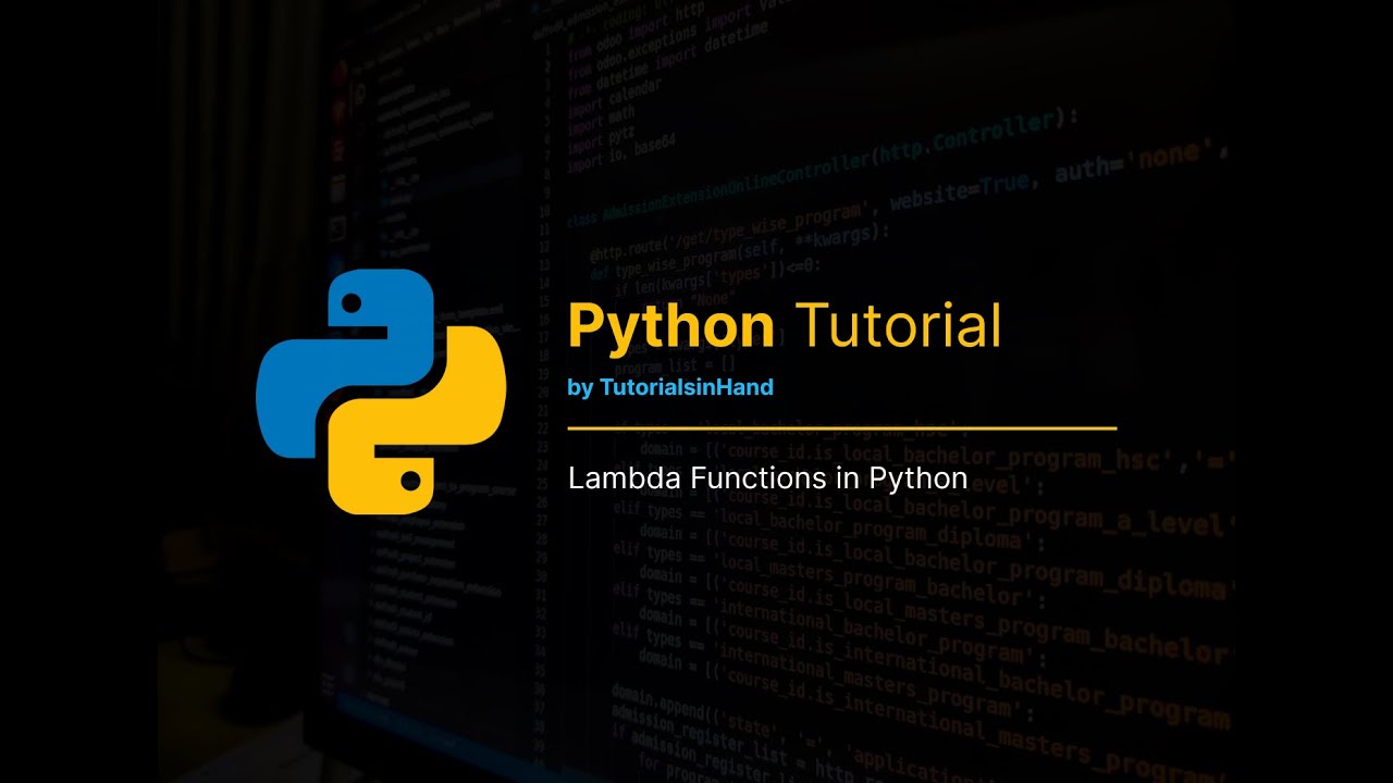 lambda function in python #pythonforbeginners #pythontutorial #viral