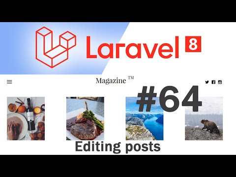 Learn 64 Laravel 8 News Website | Editing posts | Quick programming tutorial - Mind Luster