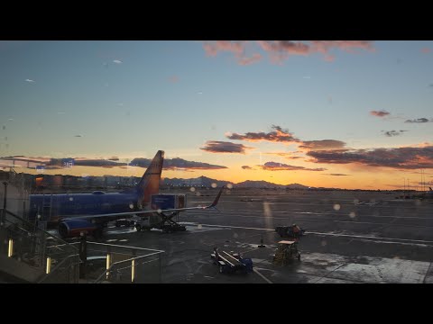 Morning Departure from Phoenix Sky Harbor International Airport on Southwest Airlines