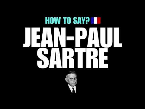 HOW TO PRONOUNCE JEAN-PAUL SARTRE CORRECTLY?NATIVE FRENCH PRONUNCIATION