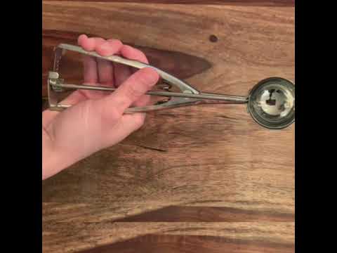 Stainless Steel Ice Cream Scoop, Best Good Grip Ice Cream Spoon