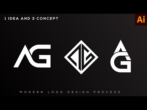Illustrator logo design tutorial : 3 concept | how to create logo design illustrator tutorial hindi